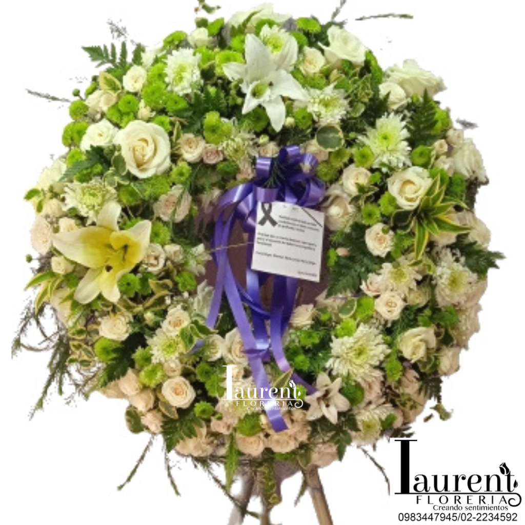 Corona funeraria ternura - Laurent Florería